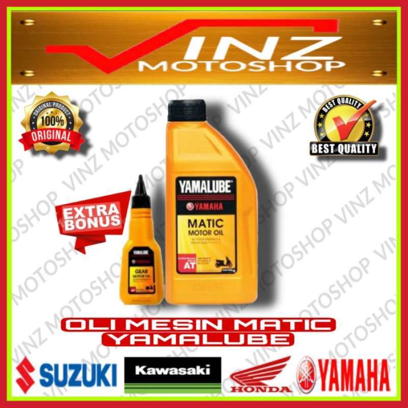 Promo Oli Mesin Motor Matic Yamalube 20W-40 0,8L Pelumas Diskon 23% di ...