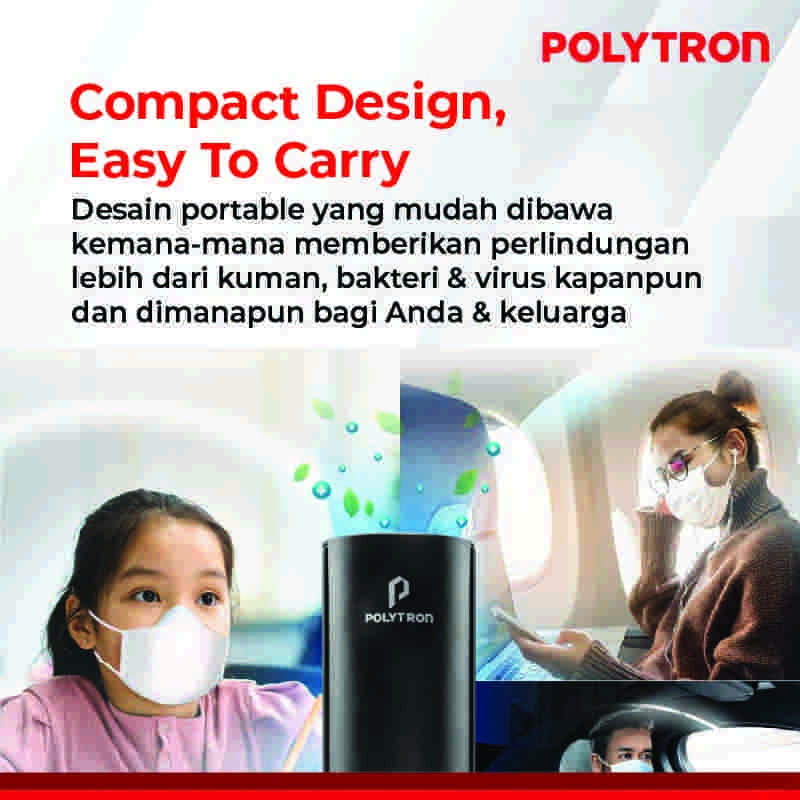 Promo Polytron Pcp-01 Airee Air Purifier Portable Hepa13 Filter Diskon ...