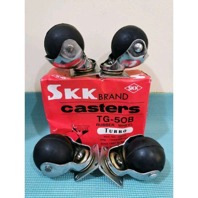 Jual Roda Etalase Roda Bulat Karet Skk Roda Kursi Lemari Rak 1box 4pcs ...
