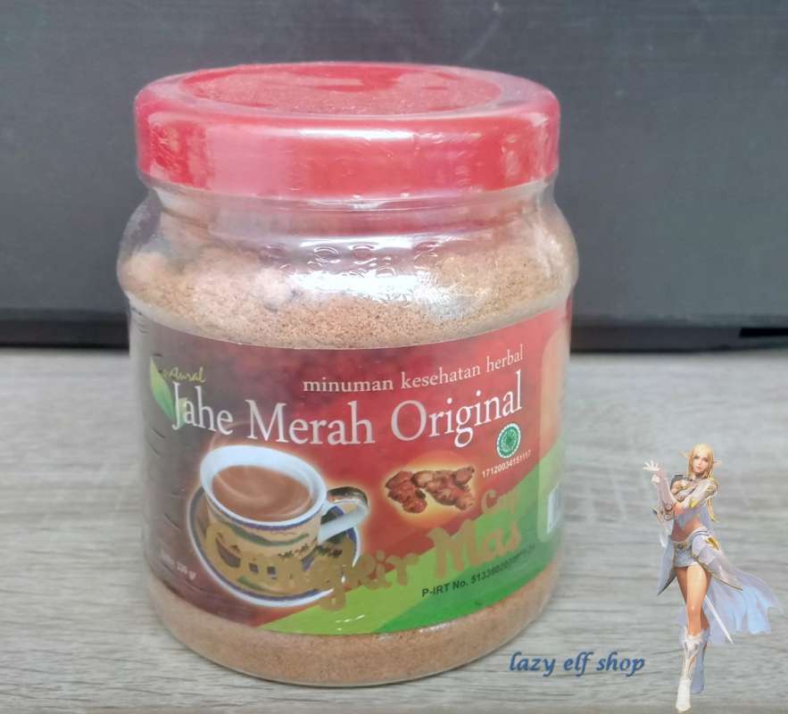 Promo Jahe Merah Original Cangkir Mas 330gr bubuk instan organik tanpa ...