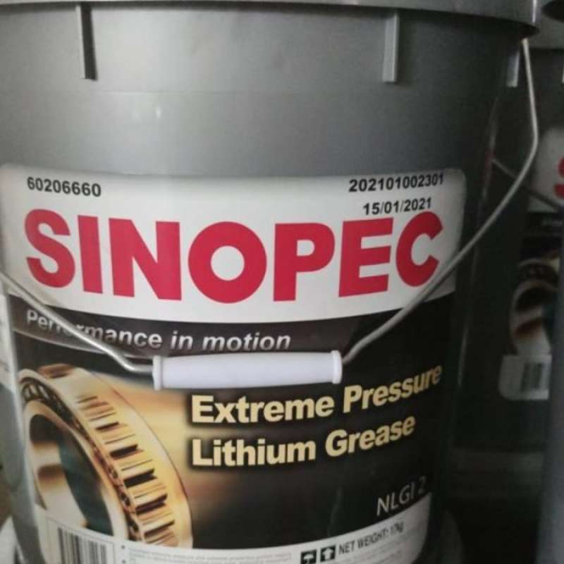 Promo Grease Lithium Sinopec Extreme Pressure Lithium Nlgi 2 ...