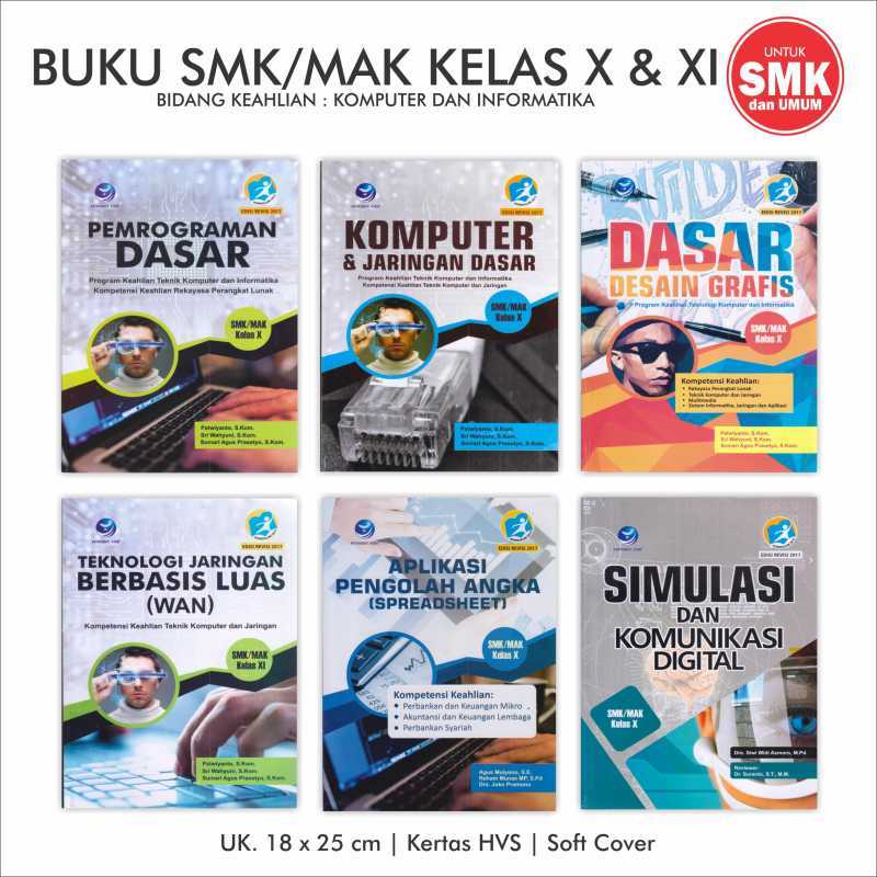 Jual Buku Smk Mak Kelas X Xi Komputer Dan Informatika Pemrograman ...