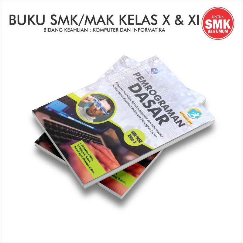 Jual Buku SMK MAK Kelas X XI Komputer dan Informatika Pemrograman ...