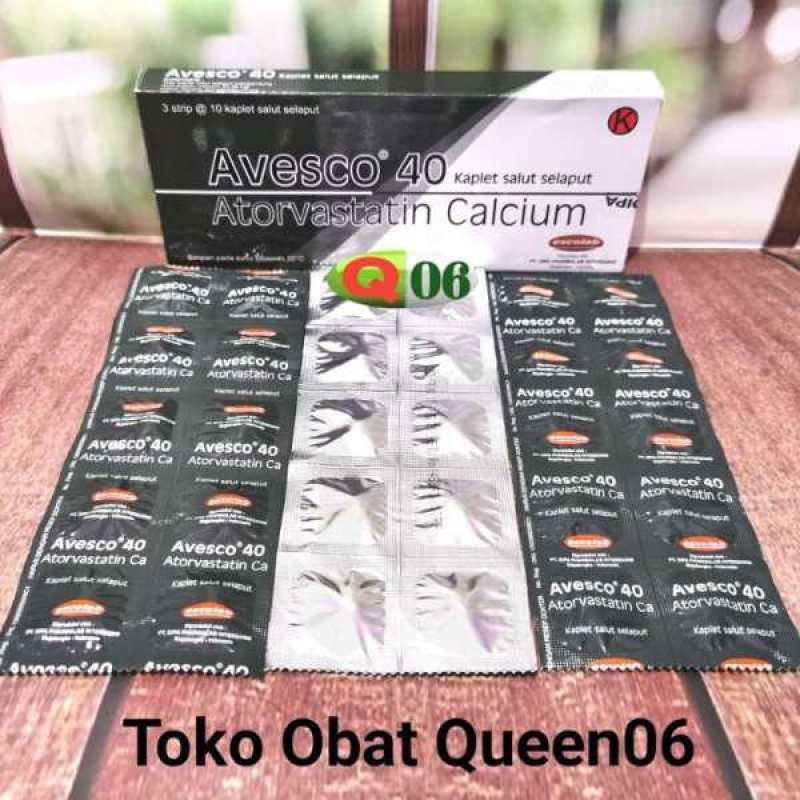 Promo Avesco 40 Mg Atorvastatin Calcium Obat Kolesterol Jantung Stroke ...