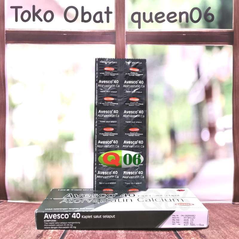Promo Avesco 40 Mg Atorvastatin Calcium Obat Kolesterol Jantung Stroke ...