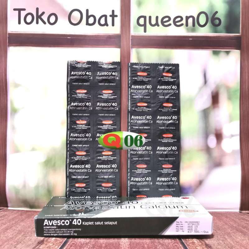 Promo Avesco 40 Mg Atorvastatin Calcium Obat Kolesterol Jantung Stroke ...