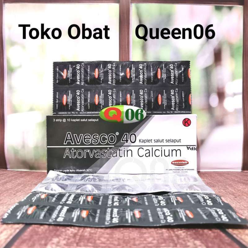 Promo Avesco 40 Mg Atorvastatin Calcium Obat Kolesterol Jantung Stroke ...