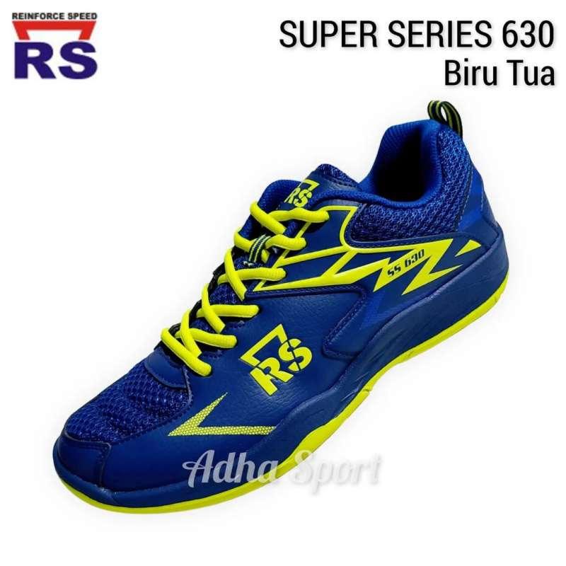 Jual Sepatu Badminton Rs Super Series 630 / Ss630 / Ss 630 Biru Tua ...