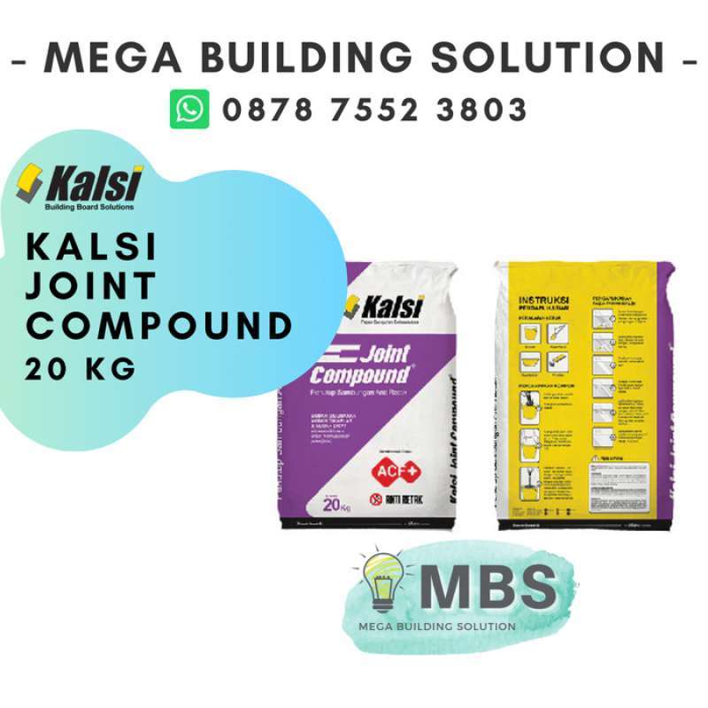 Jual Kalsi Joint Compound 20Kg - Kompon Elastis Fiber Semen (Berat ...