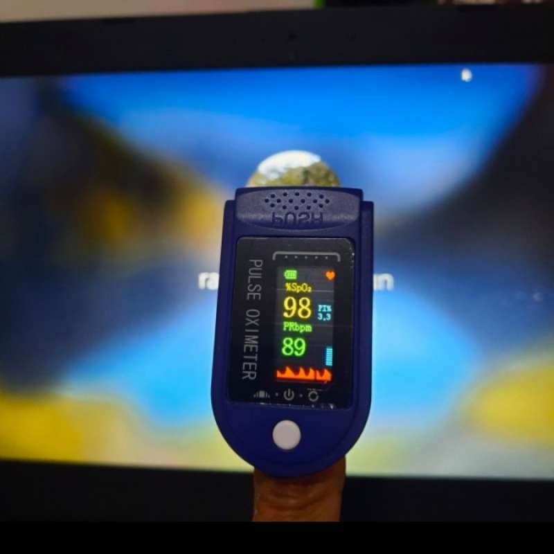 Jual FINGERTIP PULSEOXYMETER OXIMETER SPO2 SATURASI ALAT UKUR OKSIGEN ...