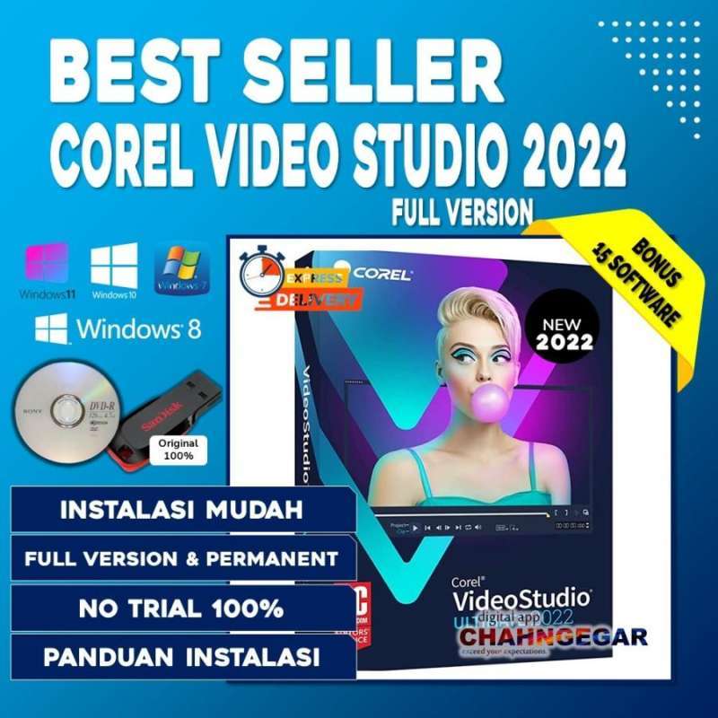 Jual Corel Videostudio Ultimate 2022 Full Version Software Video ...
