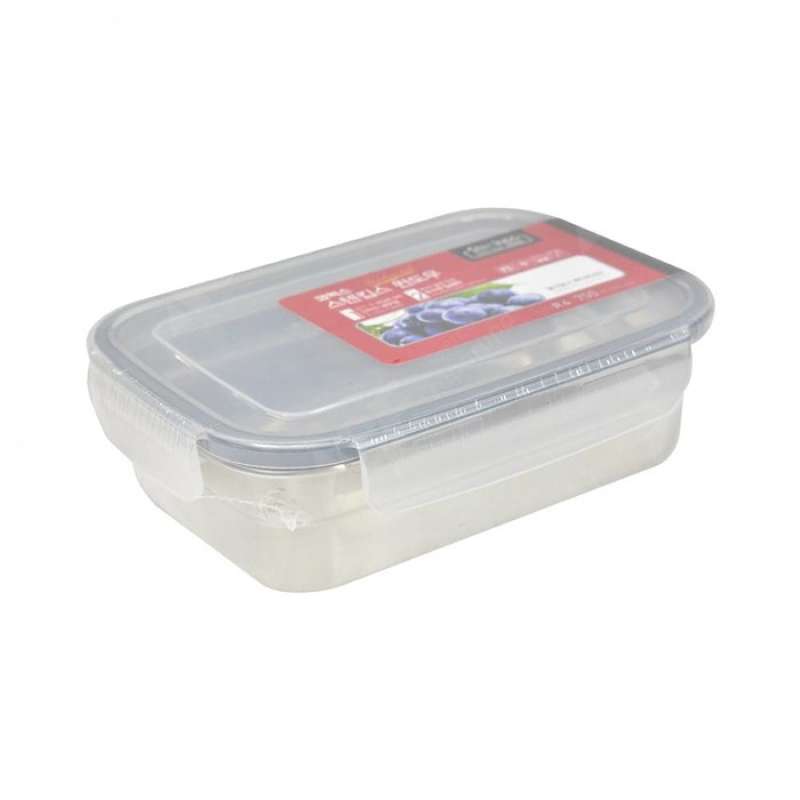 Promo Komax Tempat Makan Stainless Stenkips 750 Ml Diskon 23% di Seller ...