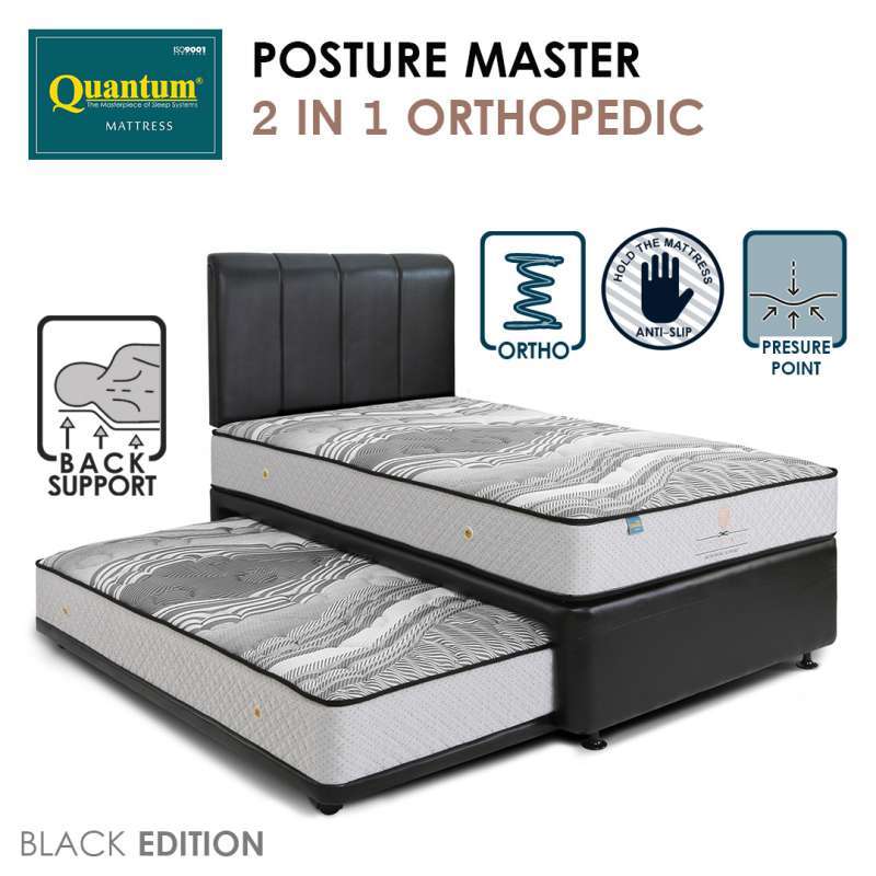 Promo Quantum Posture Master 2 In 1 - Kasur Orthopedic 2in1 Spring Bed ...