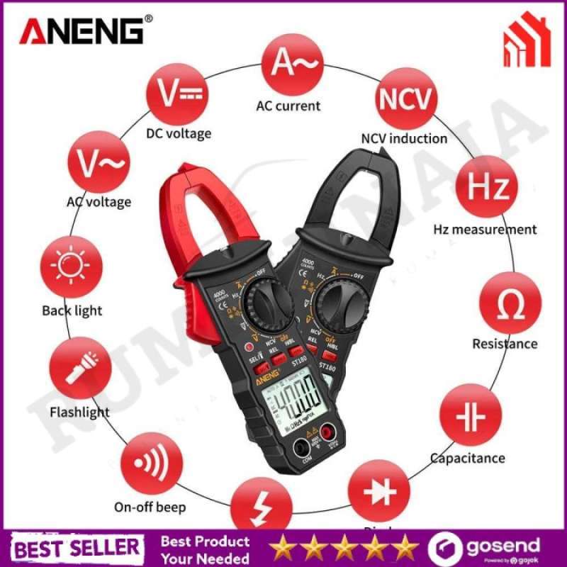 Jual Tang Ampere Multitester Digital Multimeter Meter Watt Ac Dc ...