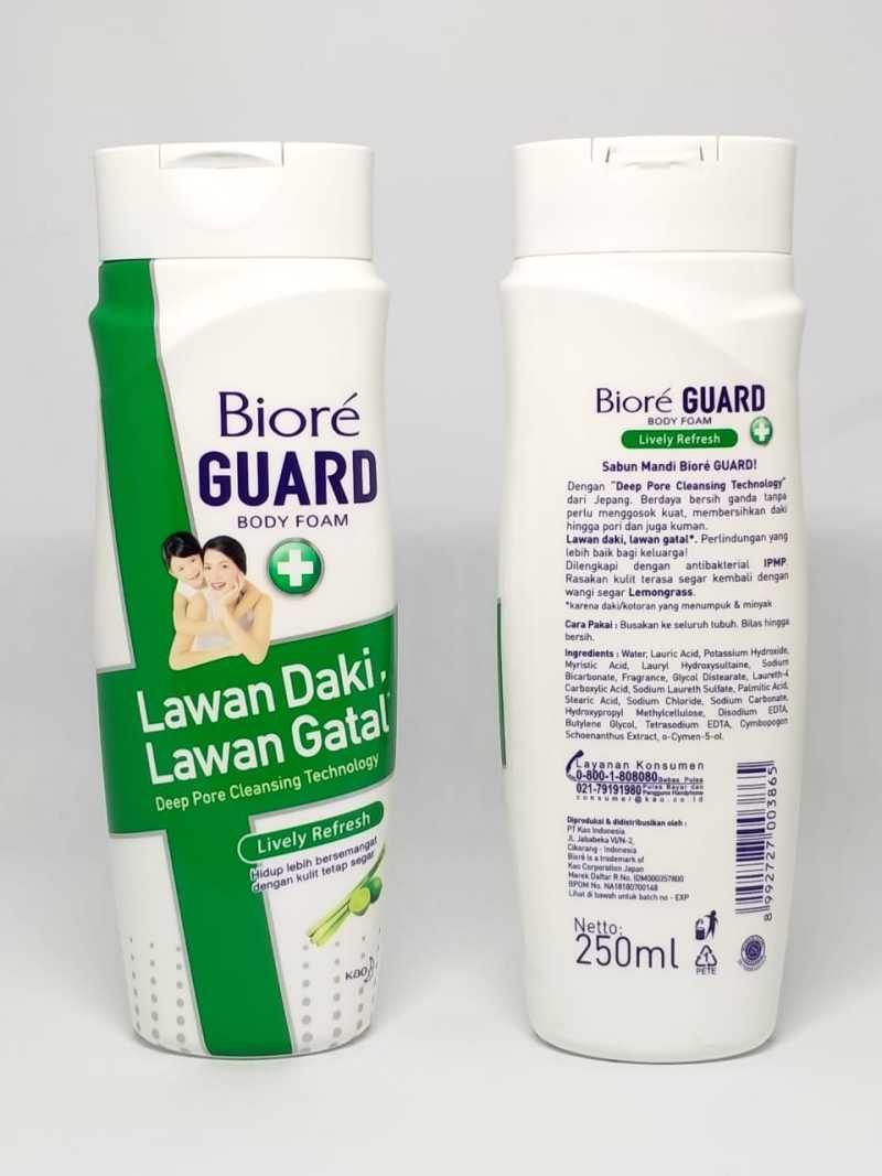Jual Biore Guard Lively Refresh Body Foam (250ml) Di Seller Cv Mumbul ...