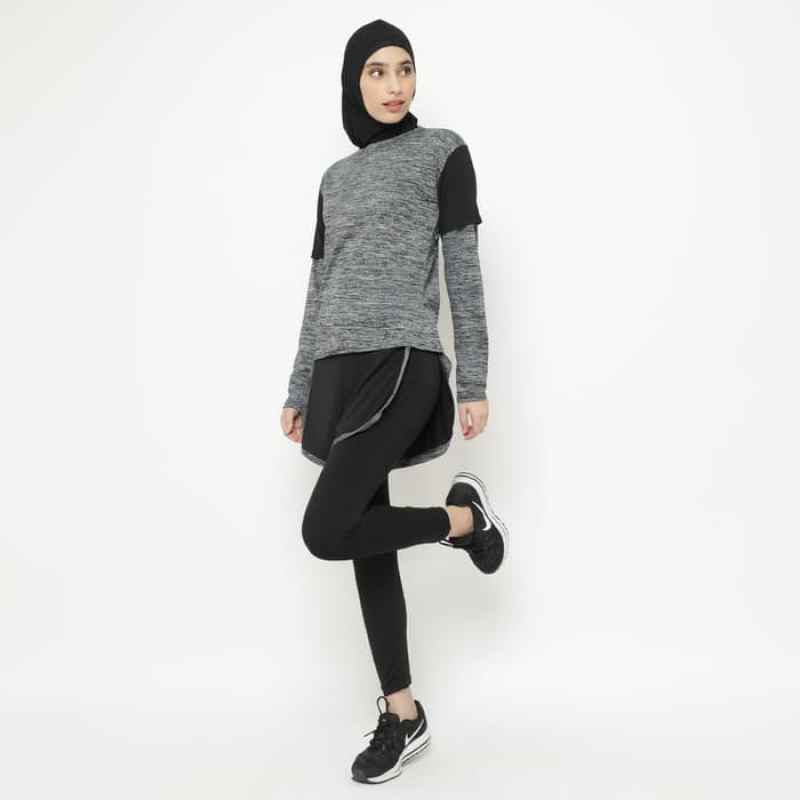 Jual 1 Set Baju Training Outdoor Hijab Muslim Senam WSA di Seller TMK ...