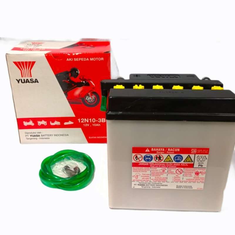 Jual Aki Motor Binter Mercy Yuasa 12n10-3b 12 Volt 10 Ah Di Seller Tdr Autorace - Duren Tiga ...