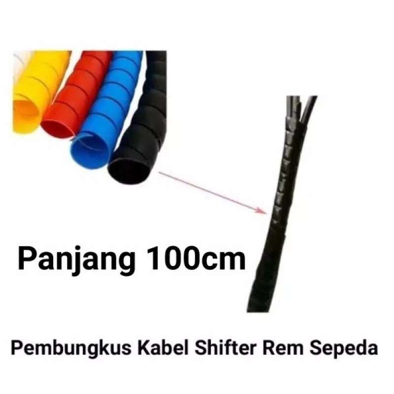 Jual CABLE SPIRAL 100CM PEMBUNGKUS PENGIKAT PELILIT KABEL HOUSING REM ...