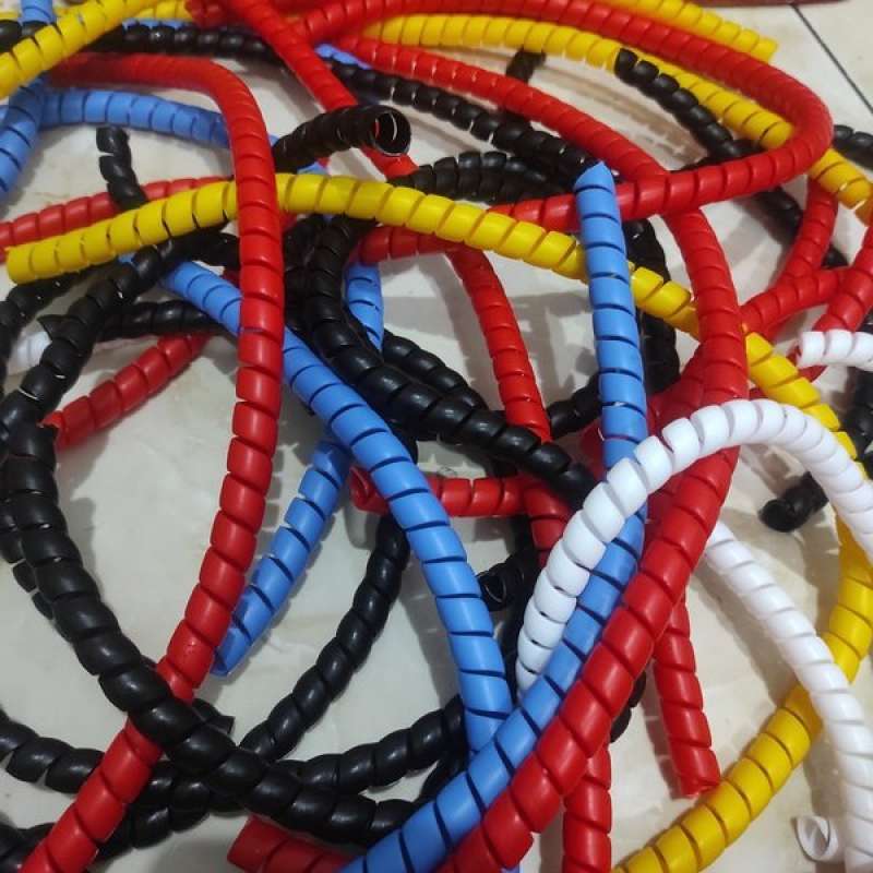 Jual CABLE SPIRAL 100CM PEMBUNGKUS PENGIKAT PELILIT KABEL HOUSING REM ...