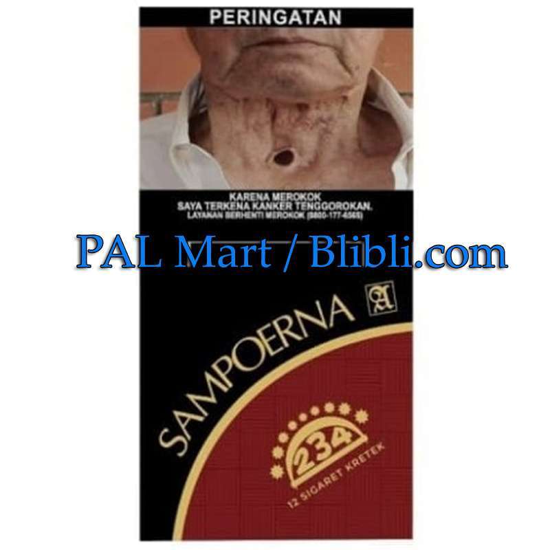 Jual Rokok Kretek Sampoerna Marun Selongsong 12 batang [1 slof / 10 ...
