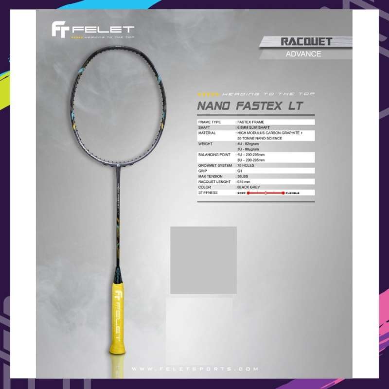 Jual raket badminton felet nano faster lt - Nanofaster LT original di ...