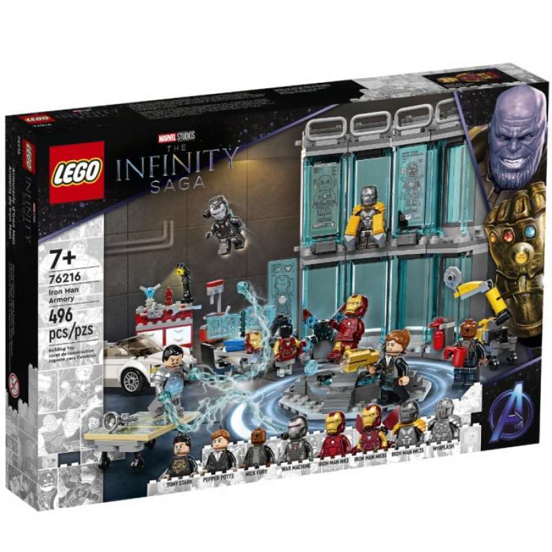 Promo Lego Marvel 76216 Iron Man Armory Diskon 30% Di Seller Menta Toys ...
