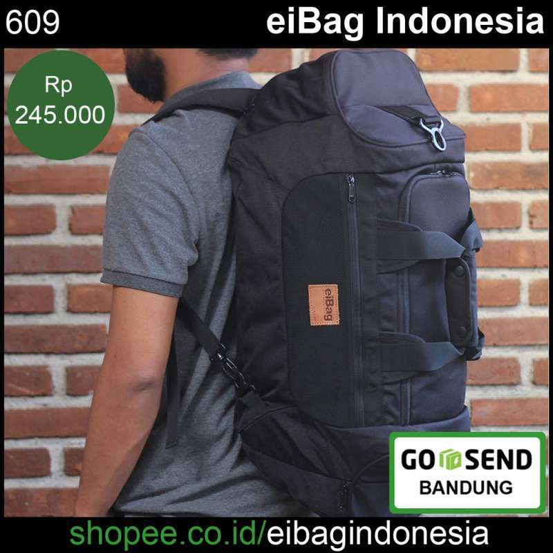 Jual Tas travel | Tas backpacker eibag 609 - Hitam di Seller HAYYA ...