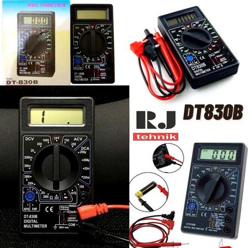 Promo Dt830b Multimeter Ampere Ohm Volt Meter Multitester Digital ...