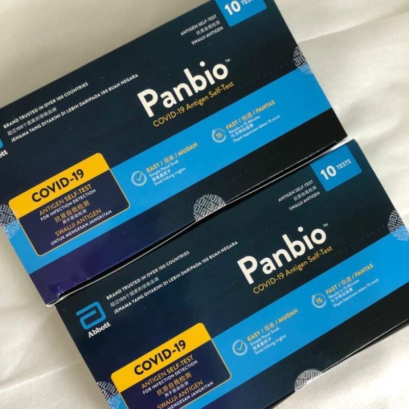Jual Ready Stok Abbott Panbio Nasal Original Singapore Swab Antigen ...