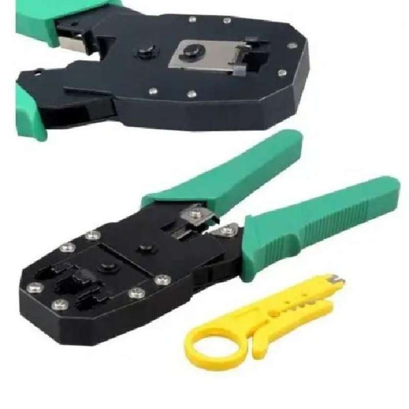 Jual Tang Crimping Penjepit Konektor Rj45 Rj11 Cutter Kabel Utp Cat5 ...