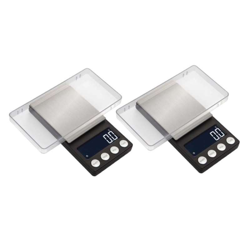 Promo 2x Digital Scale Jewelry Gram Gold Silver Coin Scale 500g 0.01g ...