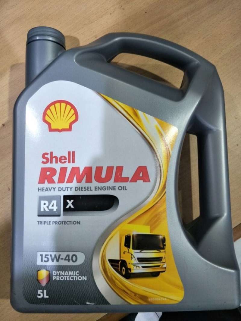 Promo Oli Shell Rimula X R4 15W-40 Galon 5Lt Original -10286 Diskon 33% ...