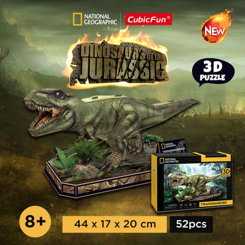 Promo Cubicfun National Geographic Tyrannosaurus Rex (t-rex) Ds1051h ...