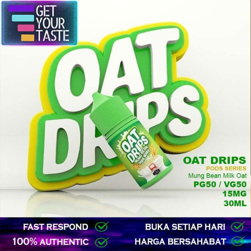 Jual Liquid Oat Drips V2 Oat Mungbean Pods Friendly 30ml Salt Mung Bean ...