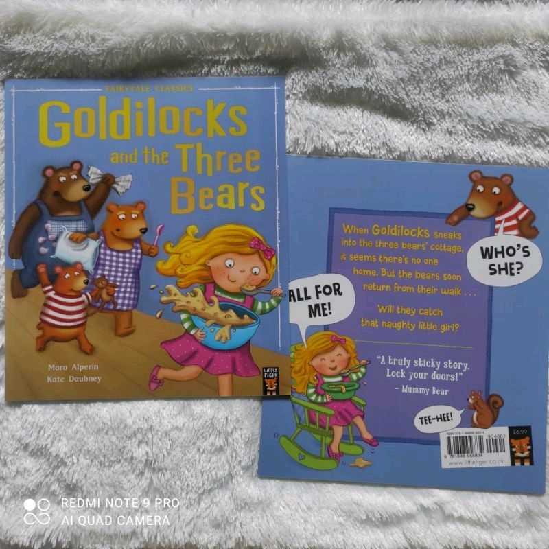 Promo BIG BAD WOLF FAIRYTALE CLASSICS : GOLDILOCKS AND THE THREE BEARS ...