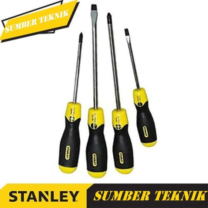 Jual Stanley Stmt66671 4pcs Cushion Grip Screwdriver Set / Obeng Set Di ...
