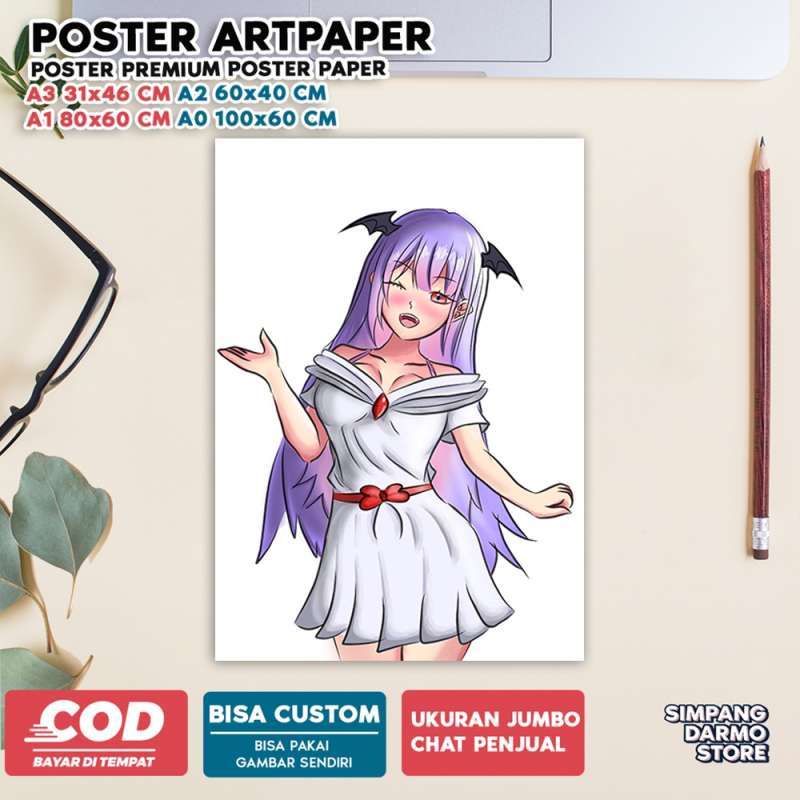Promo Poster Mythia Batford Hiasan Dinding Tema Anime Vtuber Virtual ...