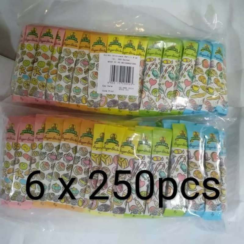 Jual GULAKU Stick Gula [8 g/250 Sticks/6 Pack] di Seller Lugia - Pacing ...