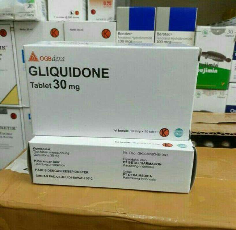 Promo Gliquidone 30mg/box isi (100 tablet)obat resep dokter Diskon 24% ...