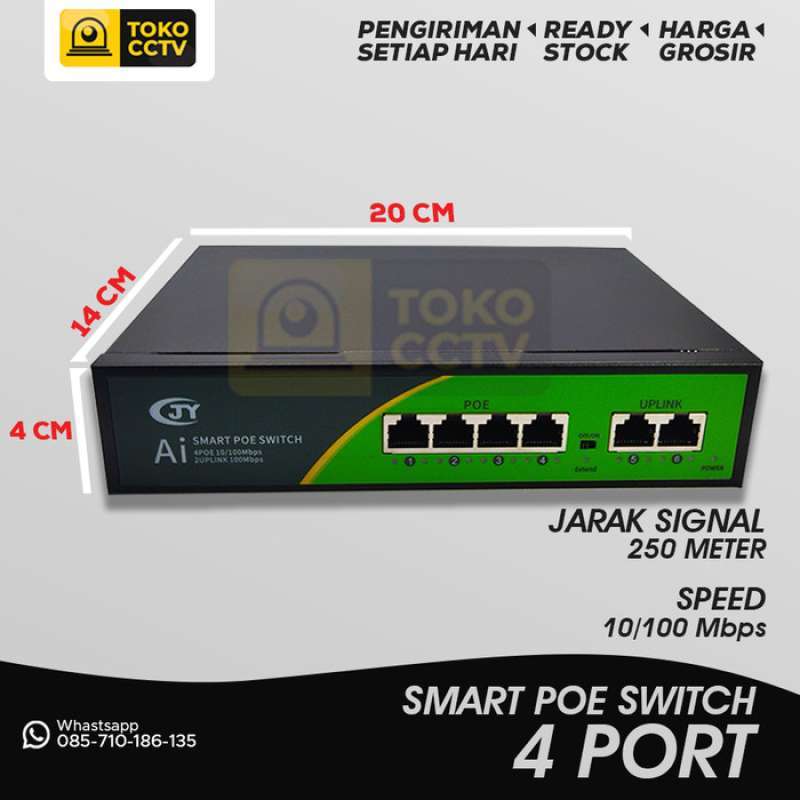 Promo POE SWITCH HUB POE 4+2 PORT / POE SWITCH 4 PORT Diskon 23% di ... Promo POE SWITCH HUB POE 4+2 PORT / POE SWITCH 4 PORT Diskon 23% di ...