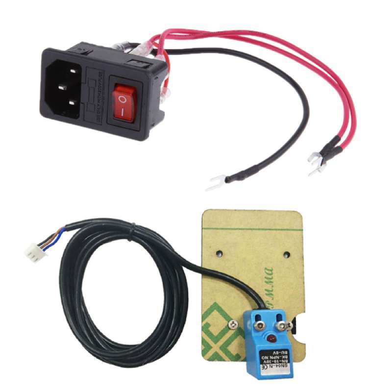 Jual 10A 220V Inlet Module Plug Fuse Male Power Socket+Auto Leveling ...