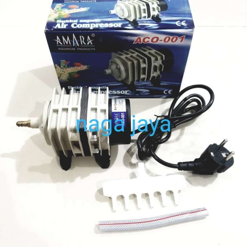 Promo aerator pompa gelembung udara air compressor 6 cabang amara aco ...