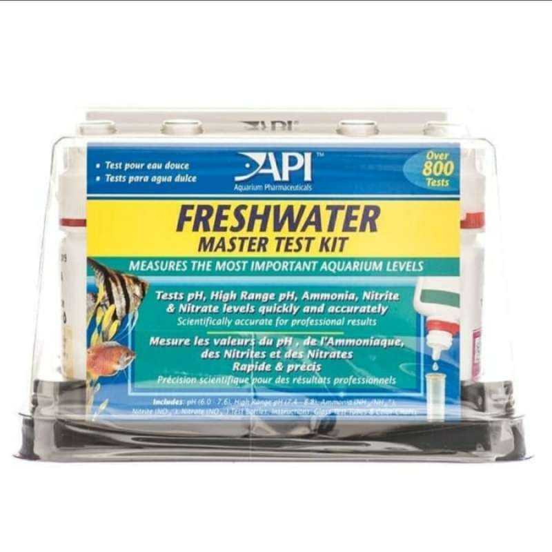 Promo API MASTER TEST KIT FRESHWATER TEST PH AMONIA NITRIT NITRAT TEST ...