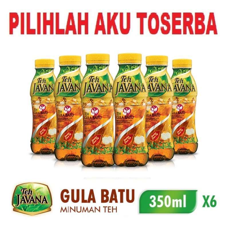 Promo JAVANA Minuman Teh GULA BATU 350 ml - (Harga paket isi 6 botol ...