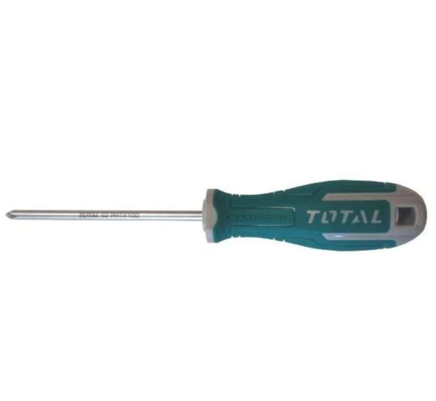 Jual Obeng Plus Total Tht26ph1100 S2 Slotted Screwdriver Magnet Gagang ...