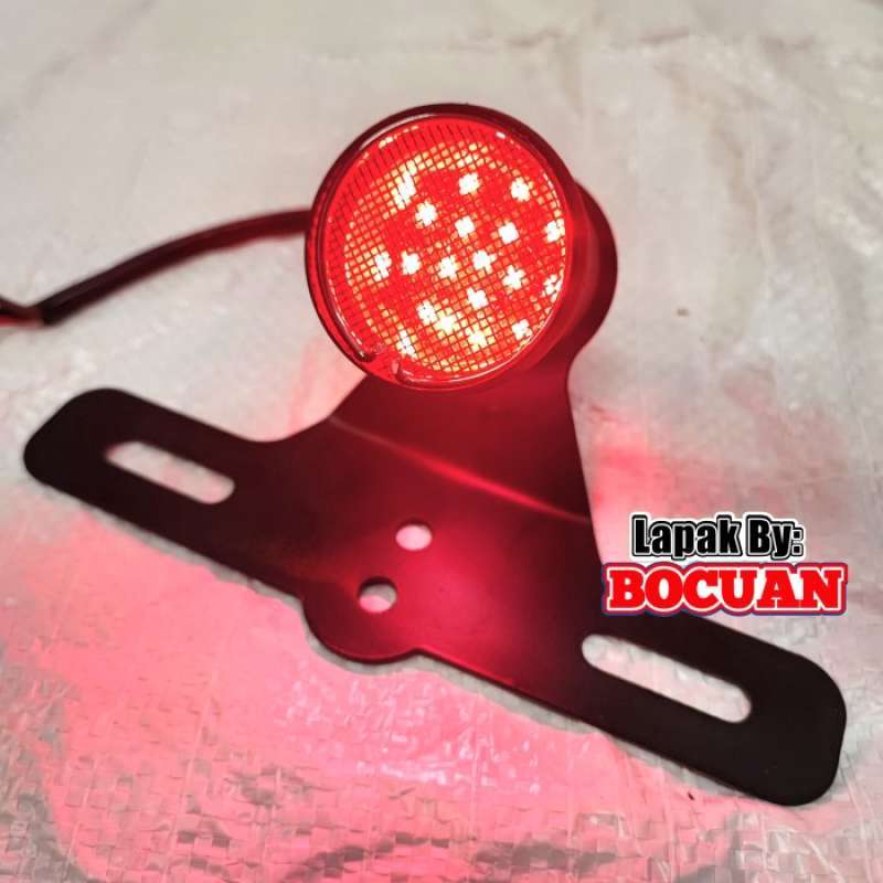 Promo Lampu Stop Bulat Japstyle Motor Custom Cafe Racer Kastem - Japs08 ...