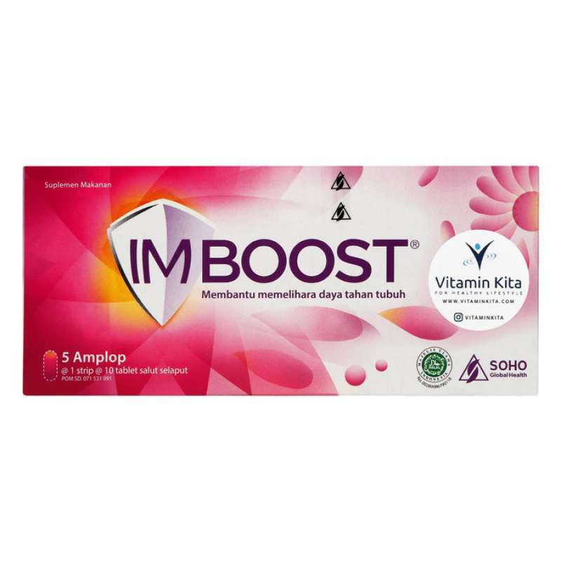 Jual Imboost Suplemen [5 Strip x 10 Tablet/ 50 Tablet] di Seller ...