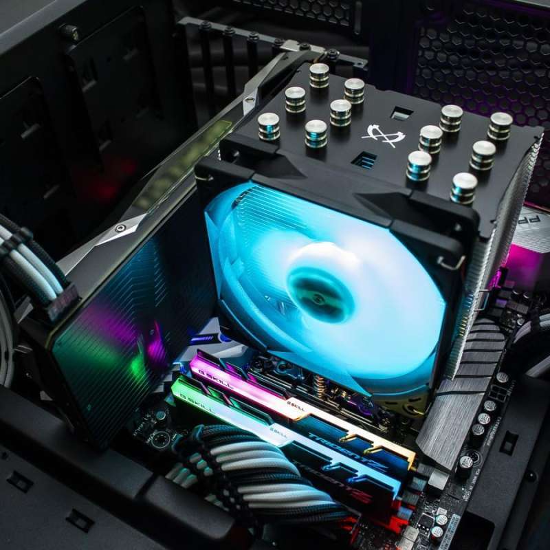 Jual Hsf Scythe Mugen 5 Argb Edition Black Top Cpu Air Cooler - Intel ...