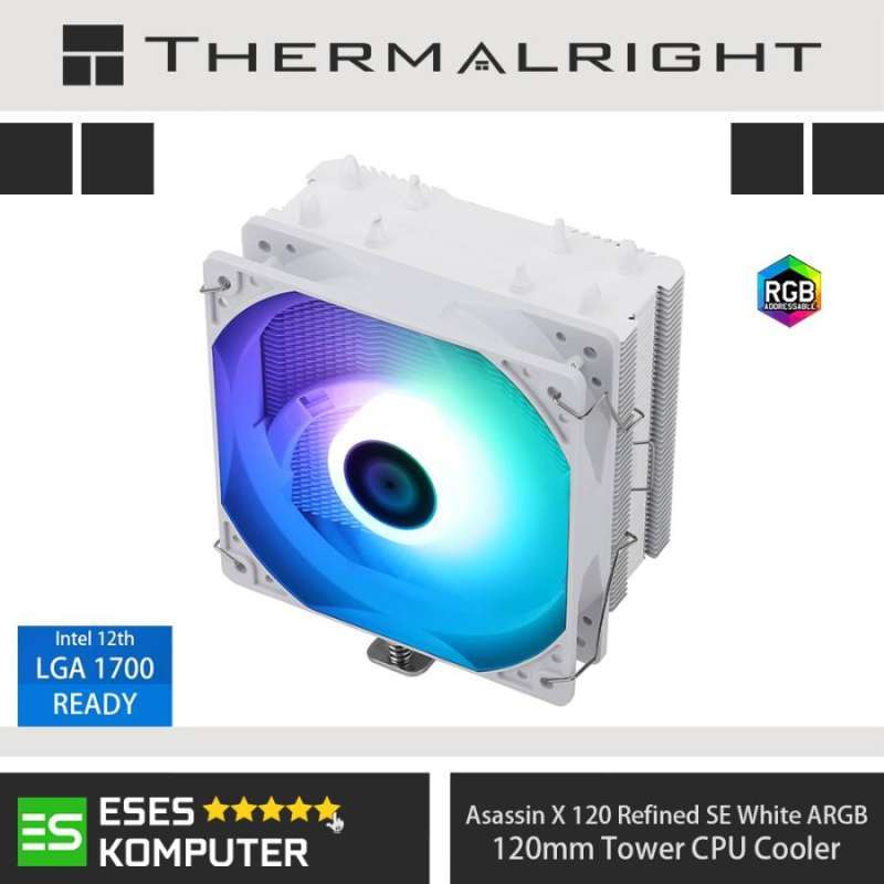 Jual Hsf Thermalright Assassin X 120 Refined Se White Argb 120mm Cpu ...