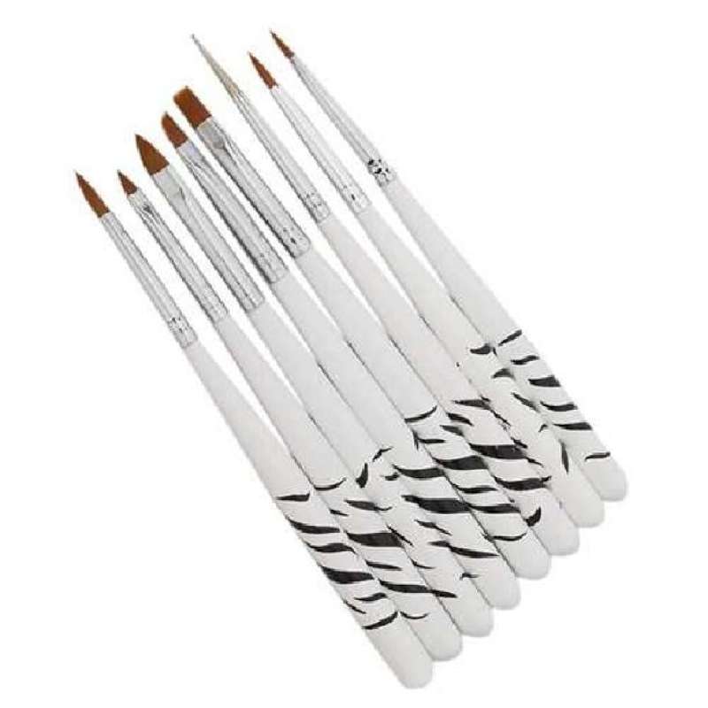 Jual Brush Kutek Kutek Kuku Zebra Nail Art 8pcs Di Seller Bentley Shop ...